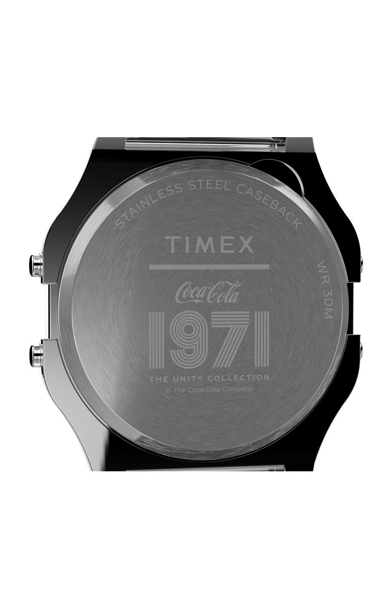 Timex® T80 x Coca-Cola® Unity Collection Digital Bracelet Watch, 34mm ...