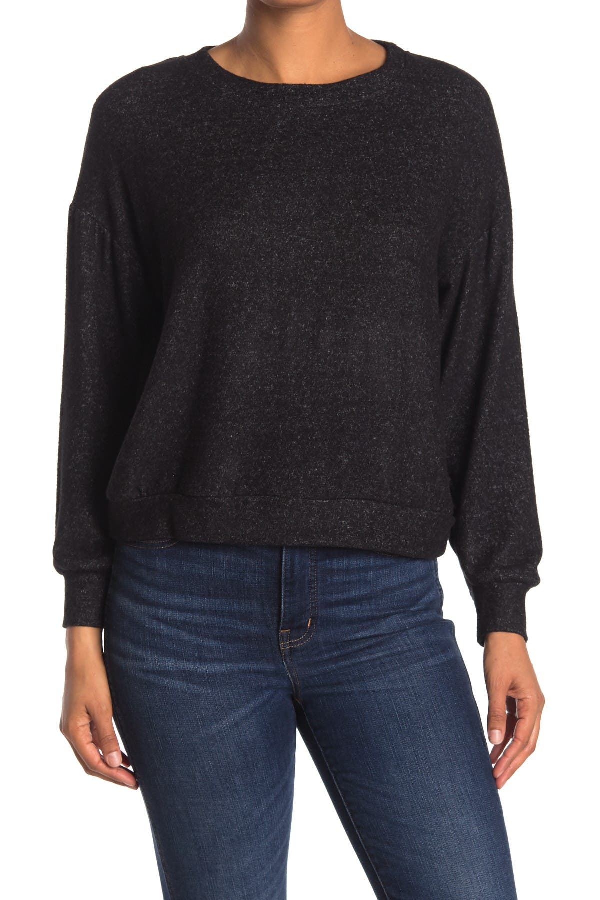 Workshop Long Sleeve Drop Shoulder Hacci Top | Nordstromrack