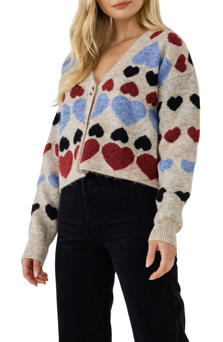 Free the Roses Heart Cardigan | Nordstrom
