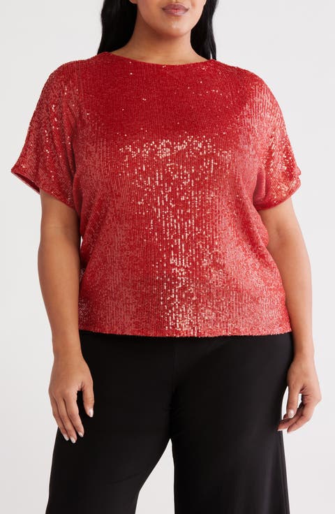 Red Plus-Size Tops for Women | Nordstrom