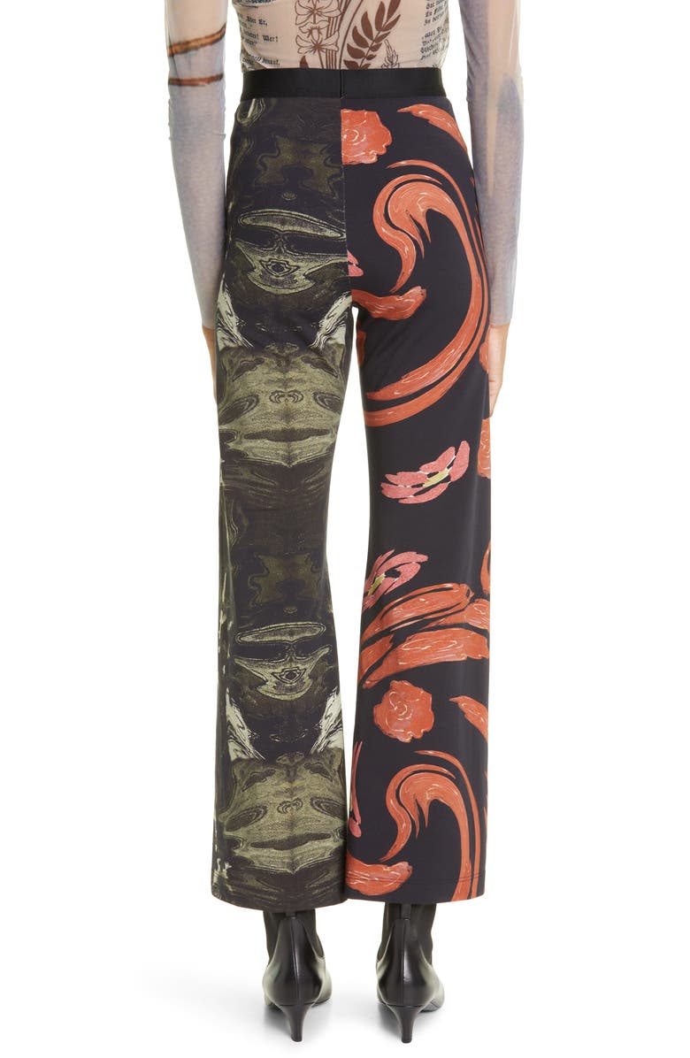 ELLISS Psychedelic Dog Split Panel Stretch Cotton Pants | Nordstromrack