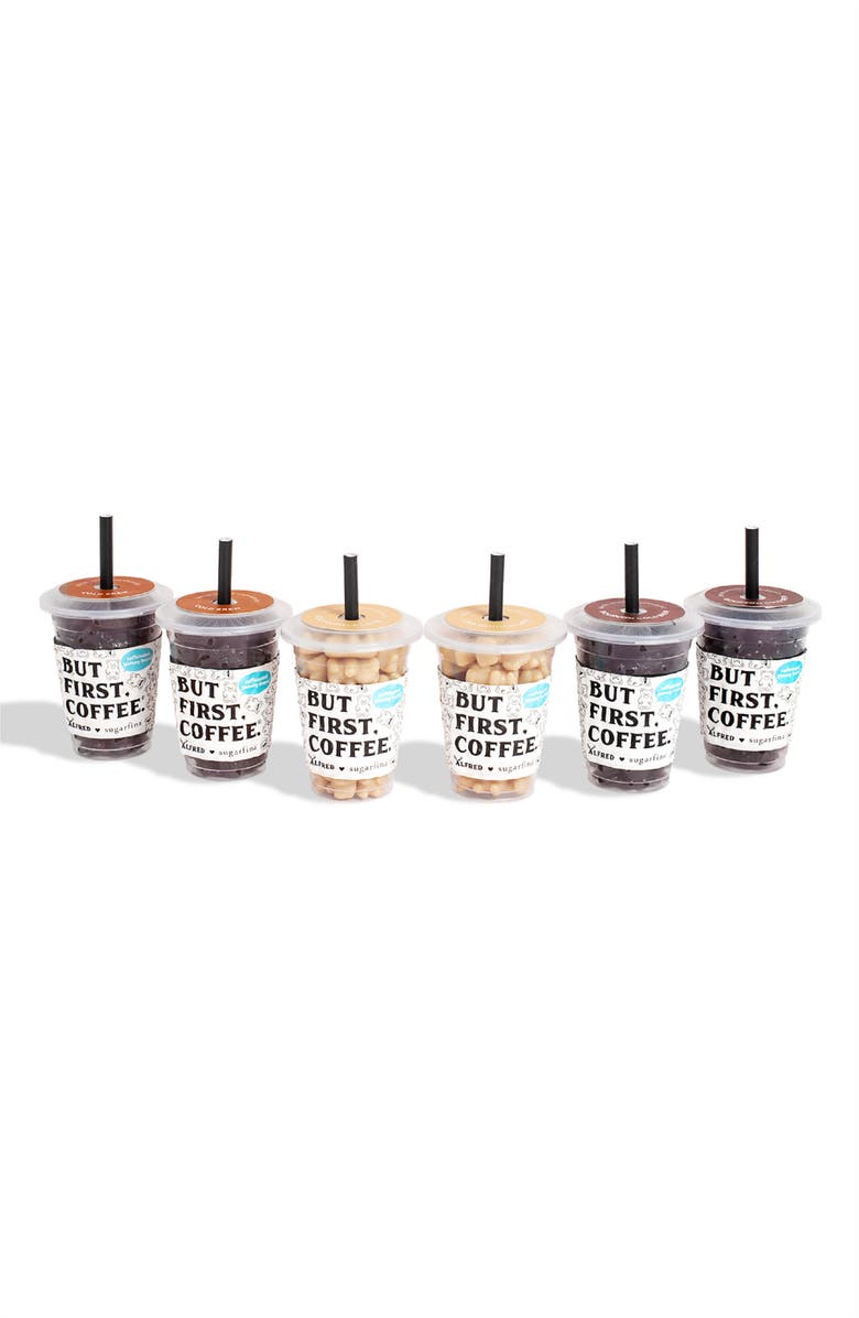 sugarfina x Alfred's But First, Coffee 6-Pack Caffeinated Gummy Bears ...