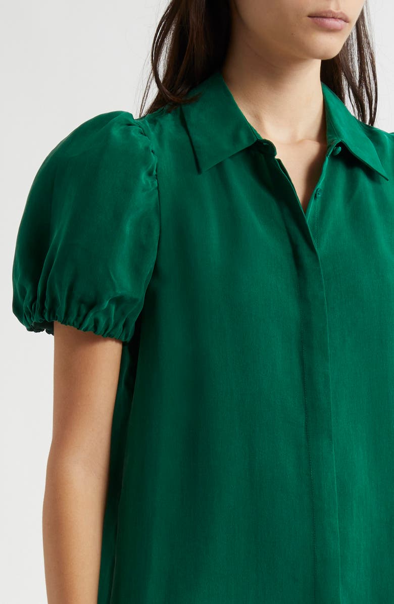 Alice + Olivia Jem Puff Sleeve Mini Shirtdress | Nordstromrack