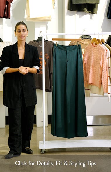 Alice + Olivia Nessi High Waist Wide Leg Pants | Nordstromrack
