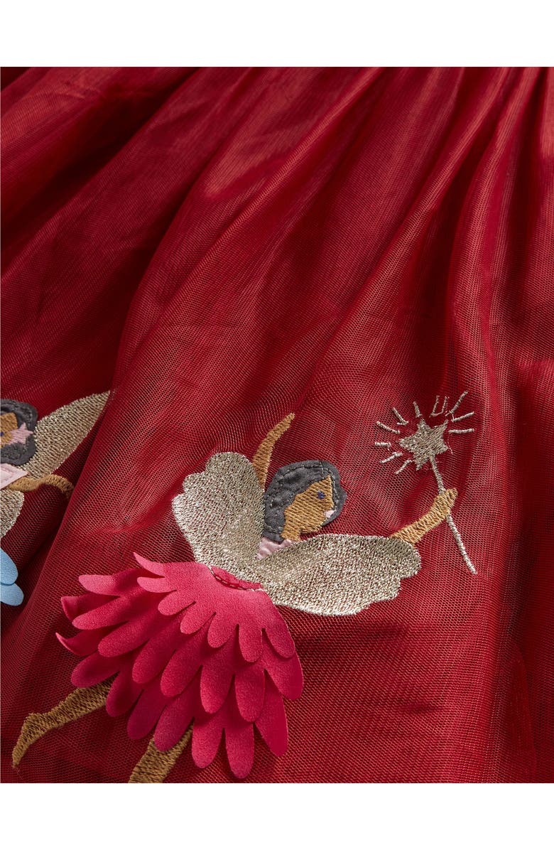 Mini Boden Kids' Holiday Embellished Velour & Tulle Dress | Nordstrom