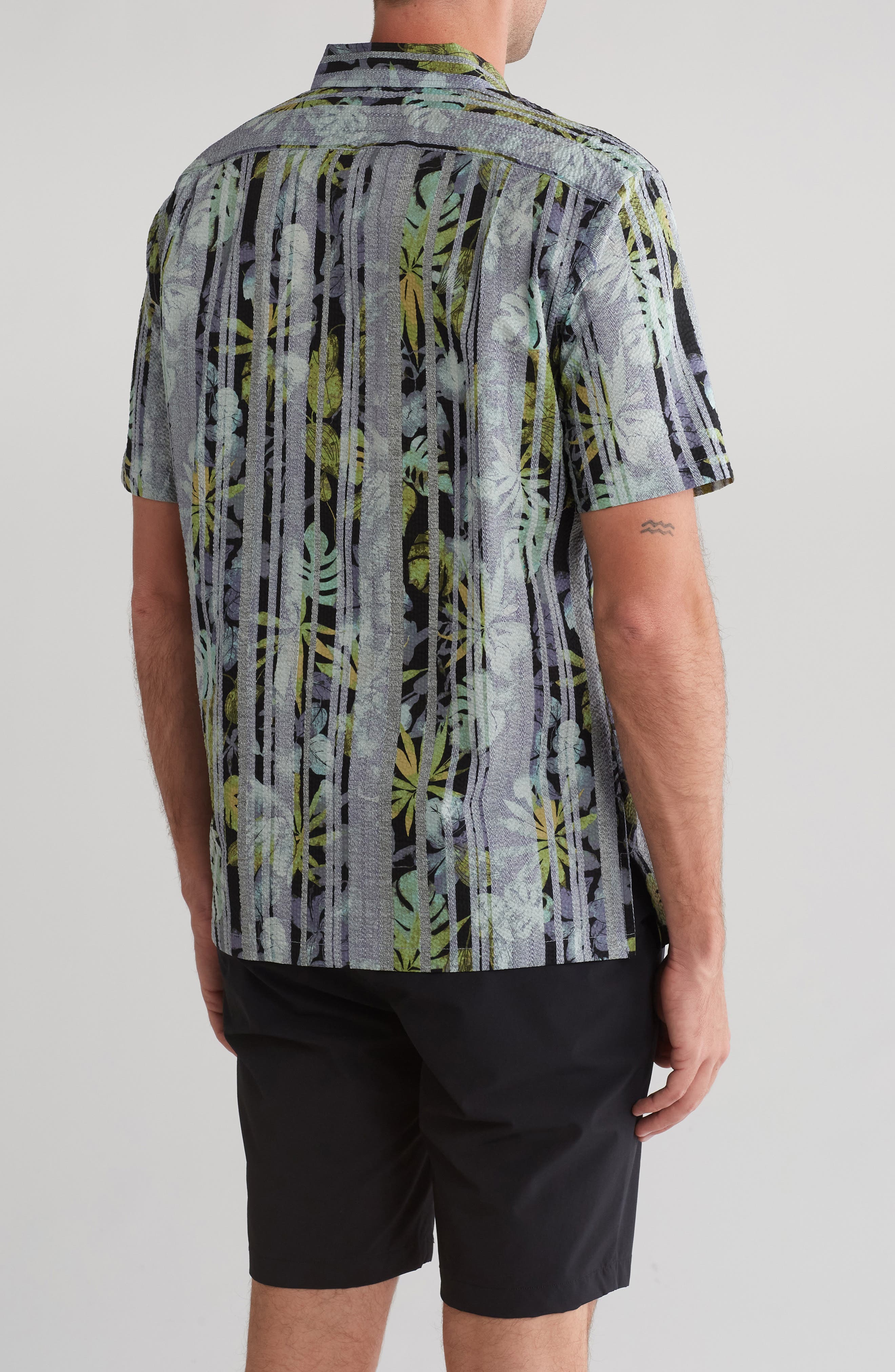 Tori Richard Jungle Haze Short Sleeve Cotton Button-Up Shirt ...