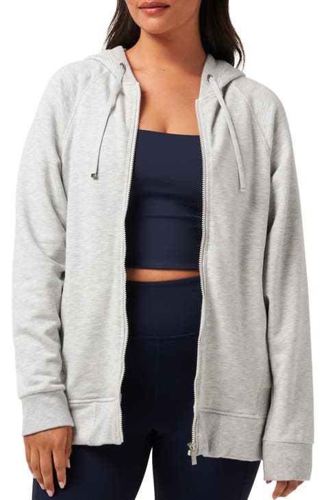Women's Grey Zip-Up Hoodies | Nordstrom
