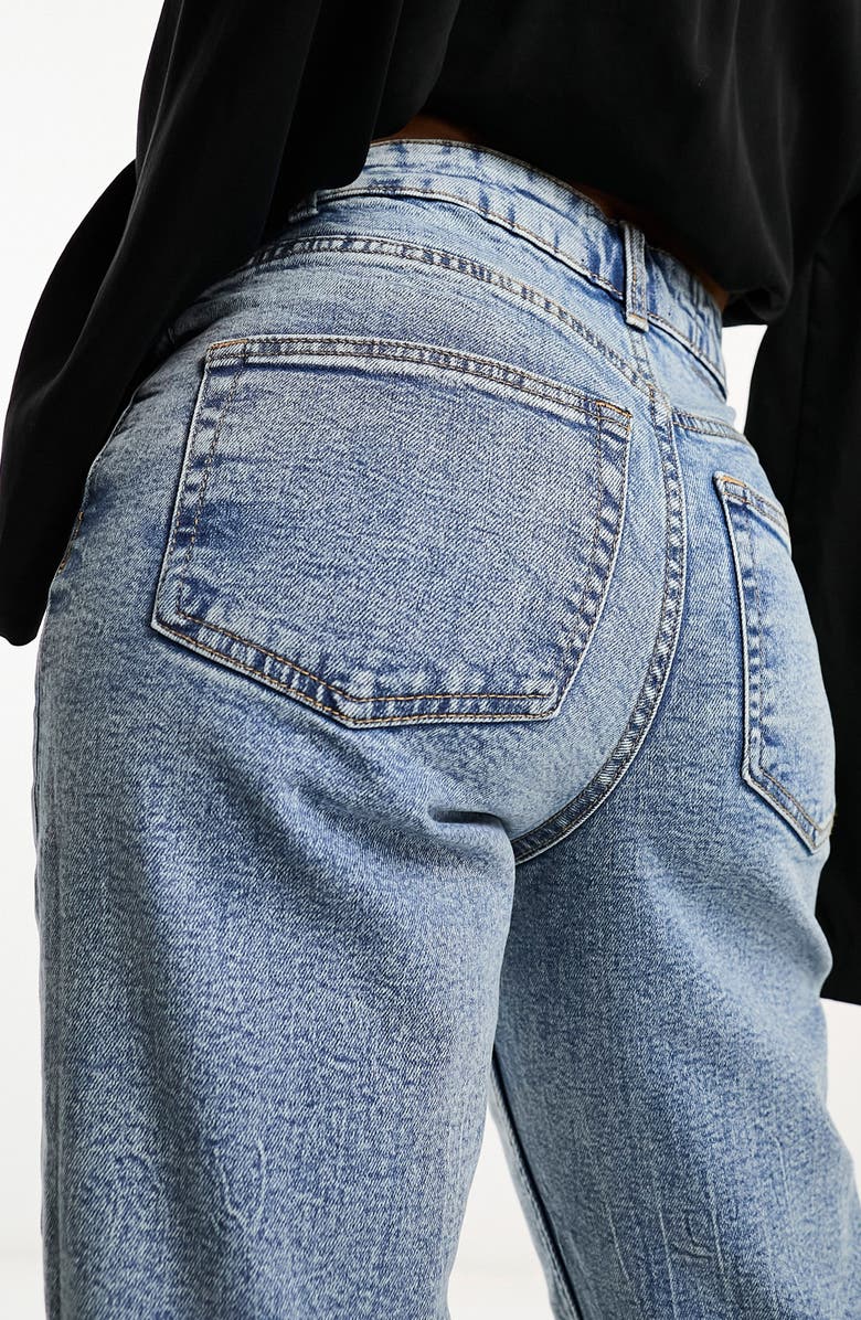 ASOS DESIGN High Waist Slim Mom Jeans | Nordstromrack