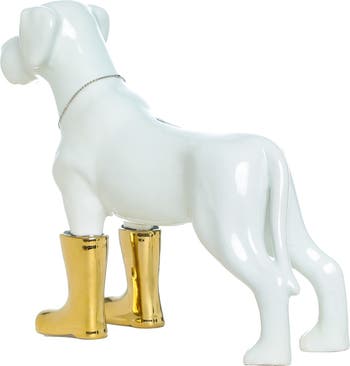 INTERIOR ILLUSIONS Dog with Gold Boots Bank | Nordstromrack