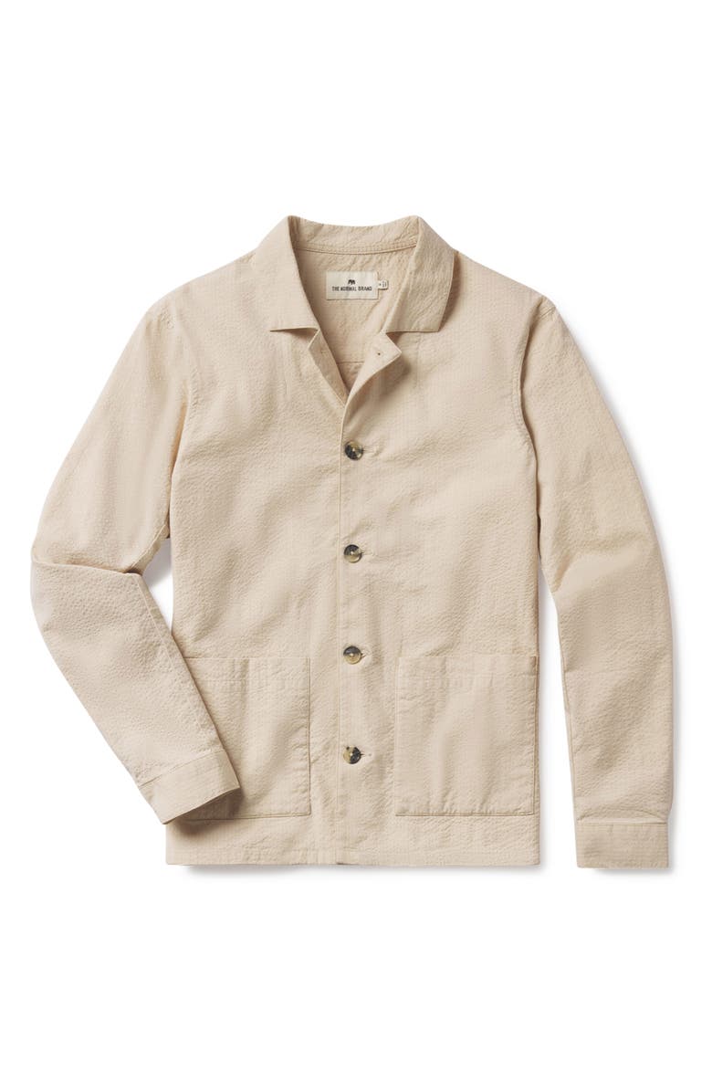 The Normal Brand Seersucker Chore Jacket | Nordstrom