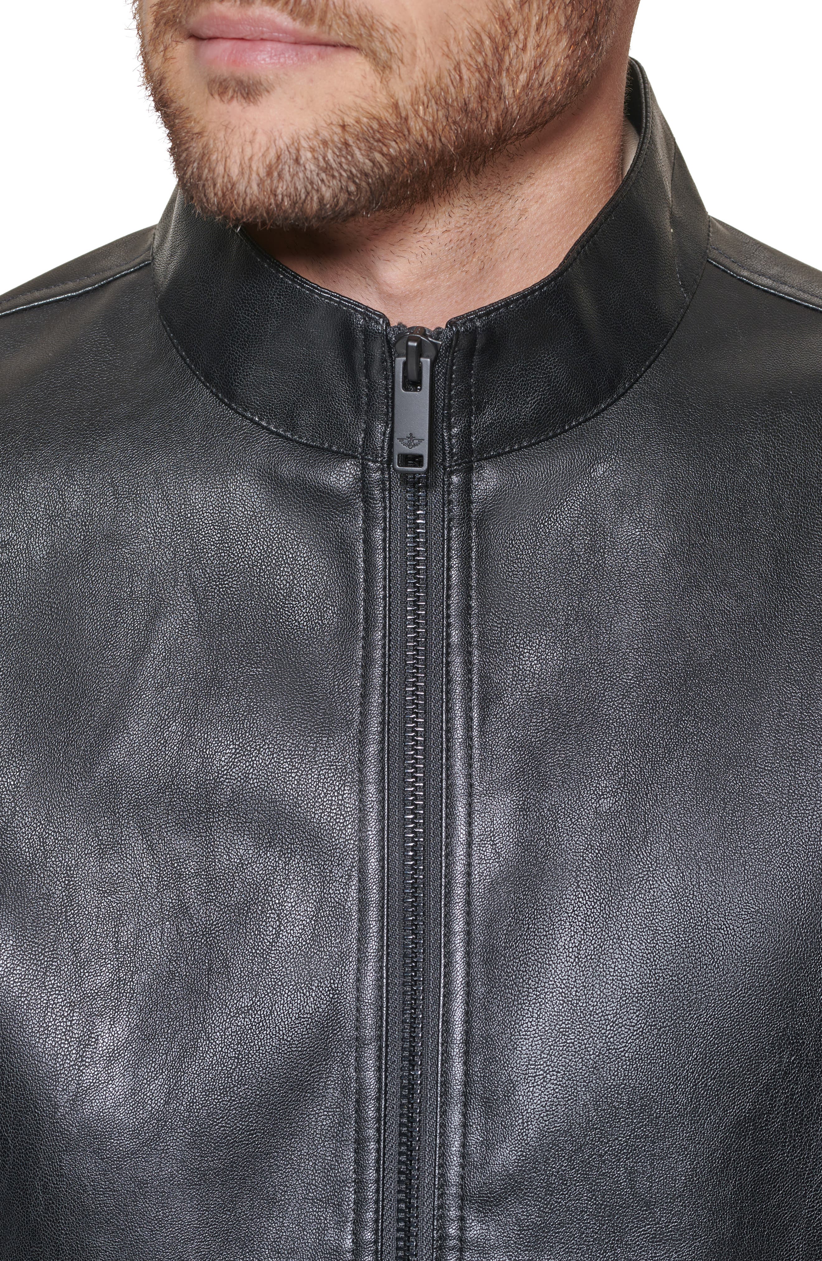 Dockers® Faux Leather Racer Jacket | Nordstromrack