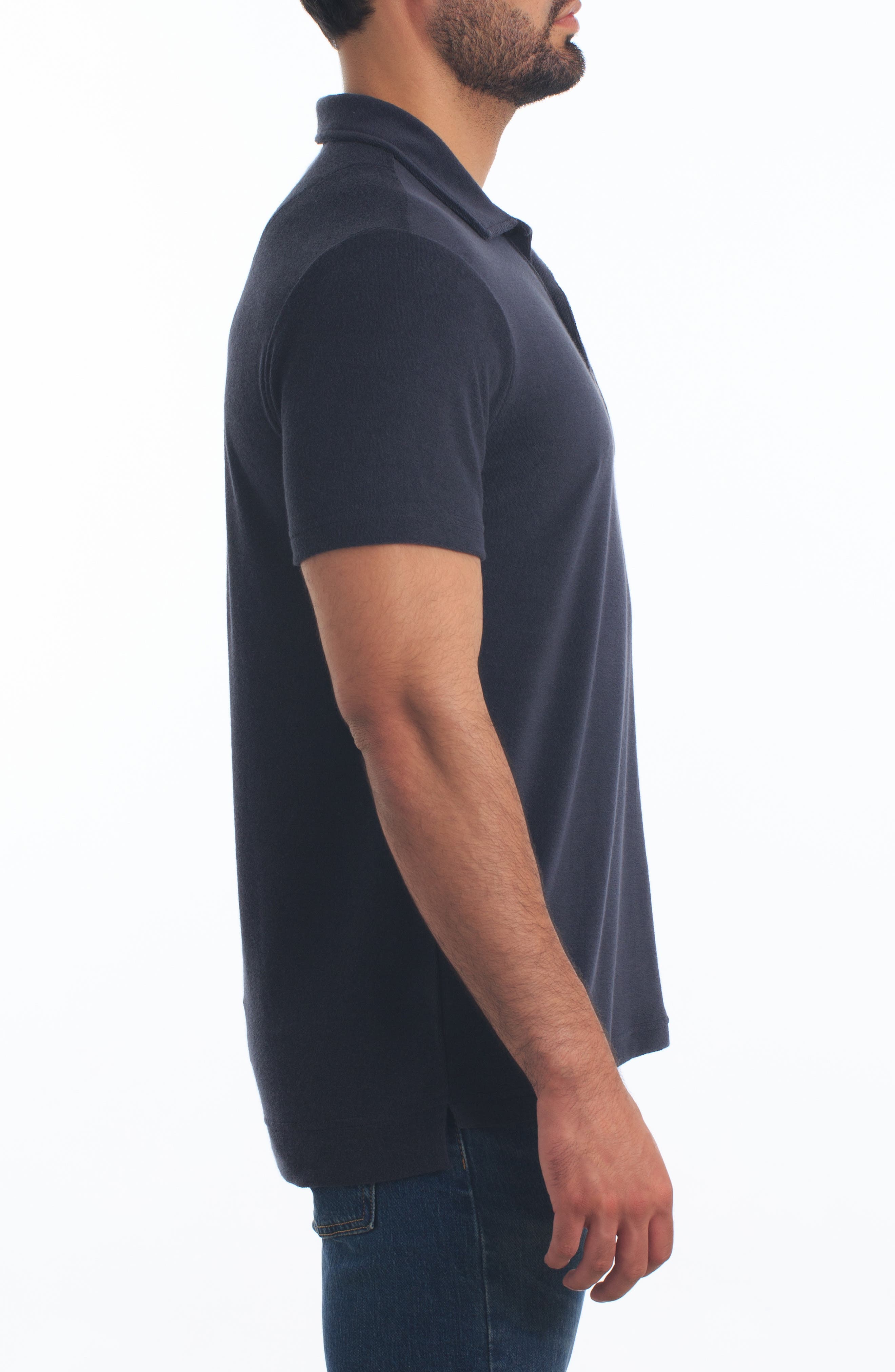 Jared Lang Pima Cotton Terry Cloth Polo | Nordstrom