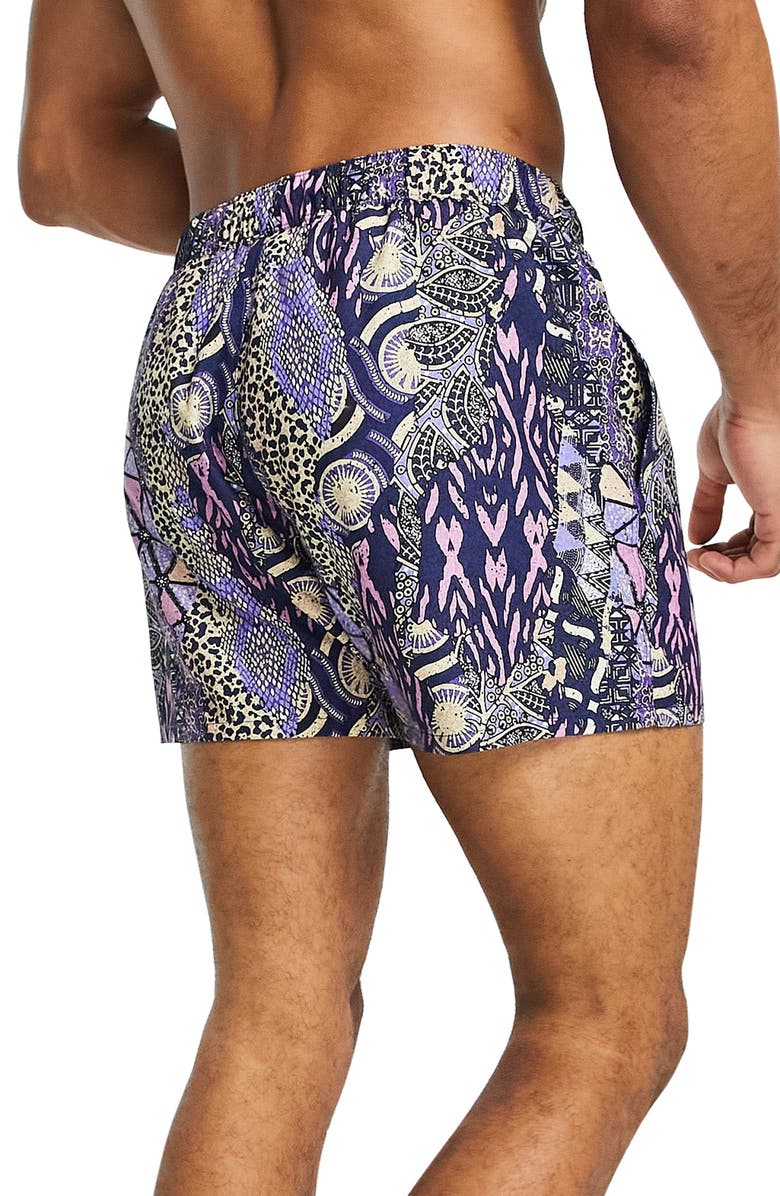 ASOS DESIGN Print Swim Trunks | Nordstromrack