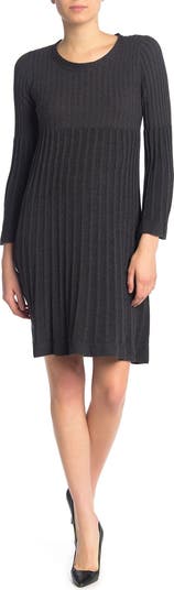 MAX STUDIO Rib Knit Bell Sleeve Sweater Dress | Nordstromrack