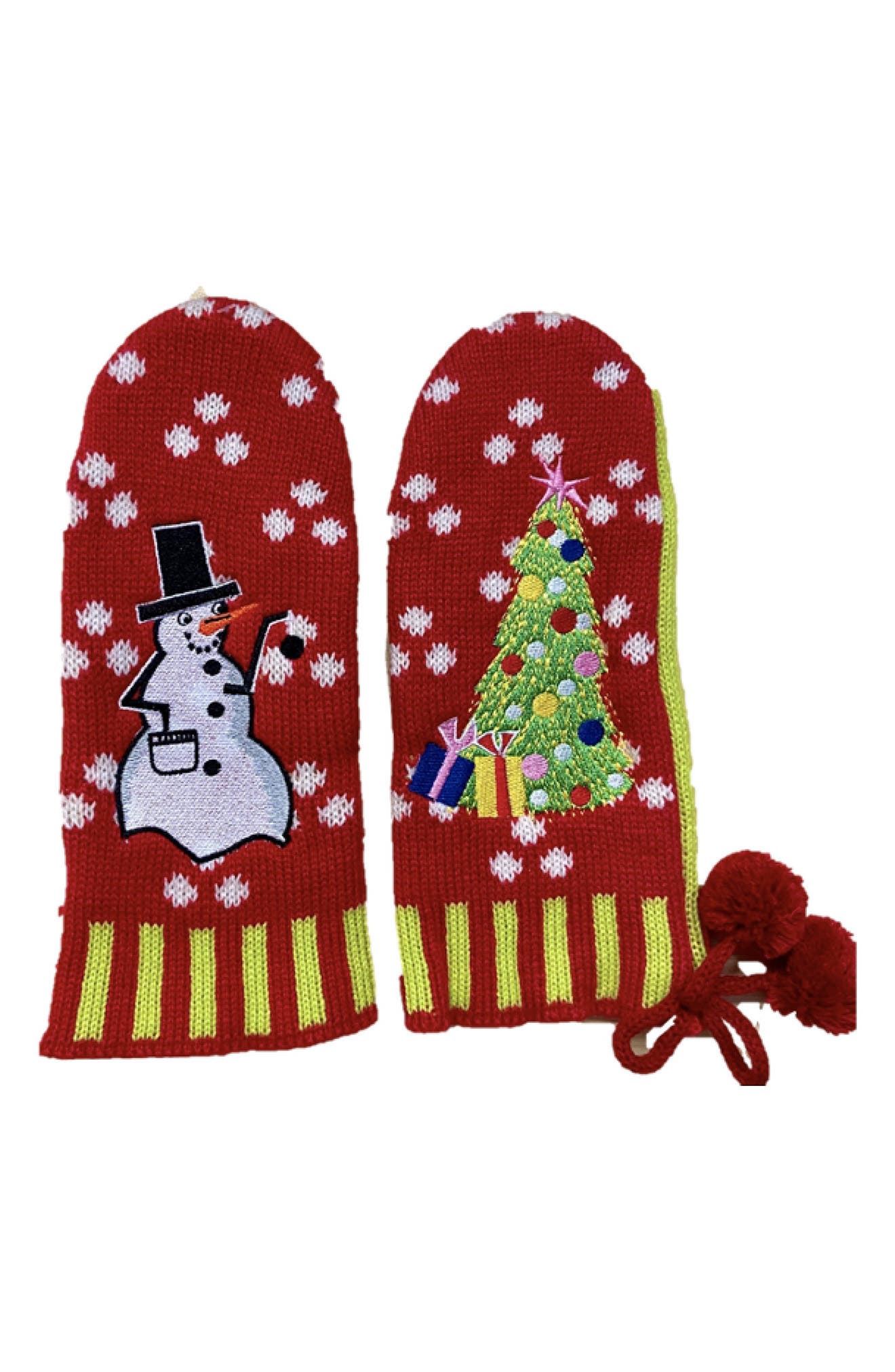 WHOOPI Snowy in the Snow Globe Mismatched Mittens | Nordstromrack