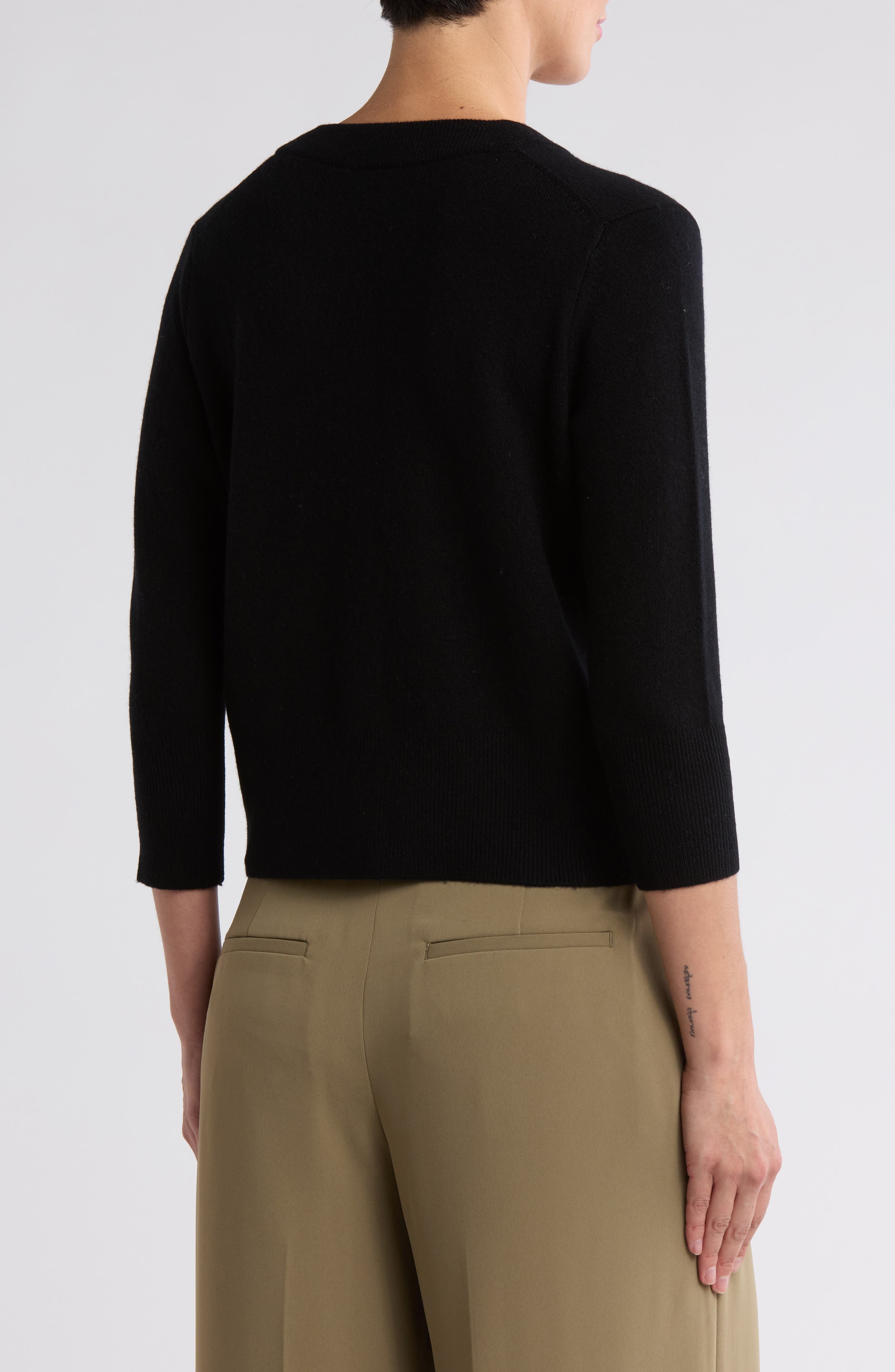 Vince Wool Blend Shrunken Cardigan | Nordstromrack