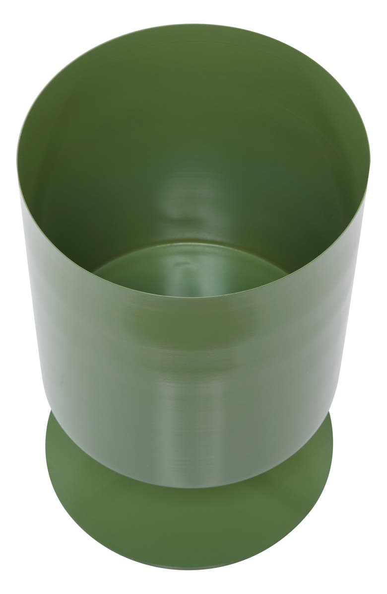 GINGER BIRCH STUDIO Green Metal Modern Planter - Set of 3 | Nordstromrack