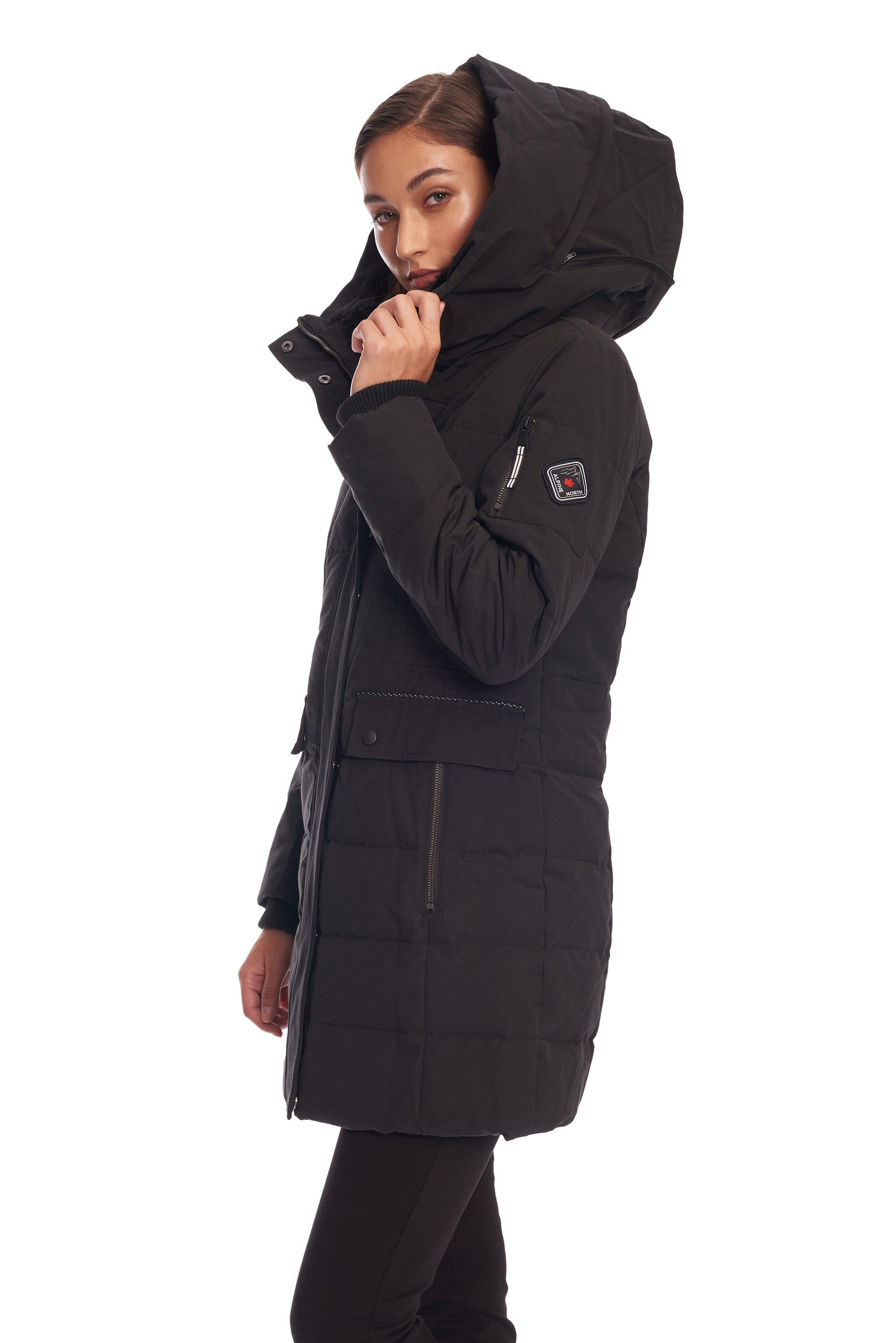 Alpine North KOOTNEY - Vegan Down Mid-Length Parka Coat | Nordstrom