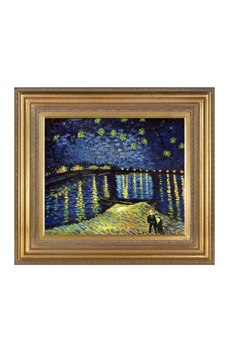 OVERSTOCK ART Starry Night Over the Rhone - Framed Oil Reproduction of ...