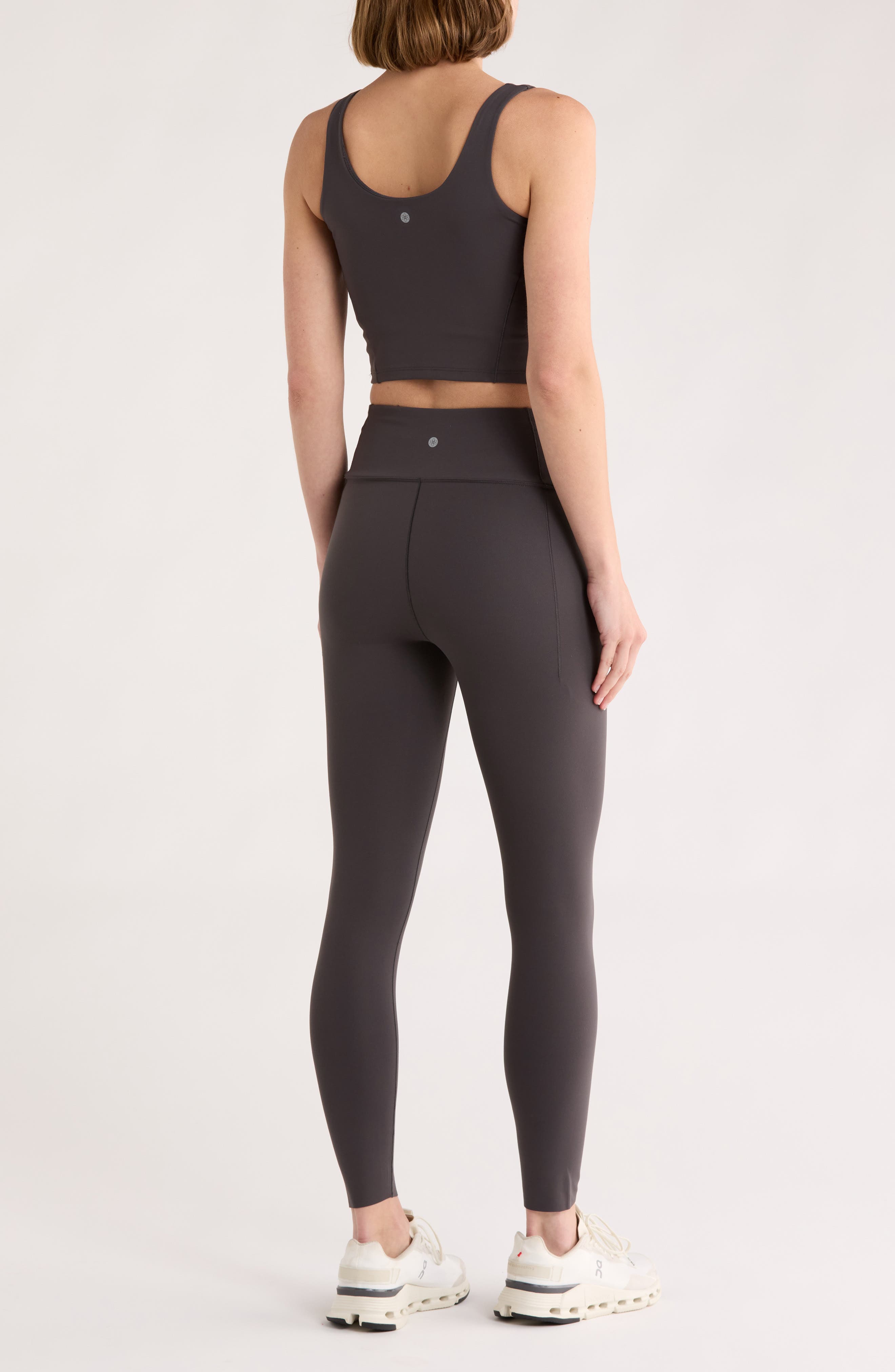 HARMONY AND BALANCE Corset Seam Sports Bra & Leggings Set | Nordstromrack