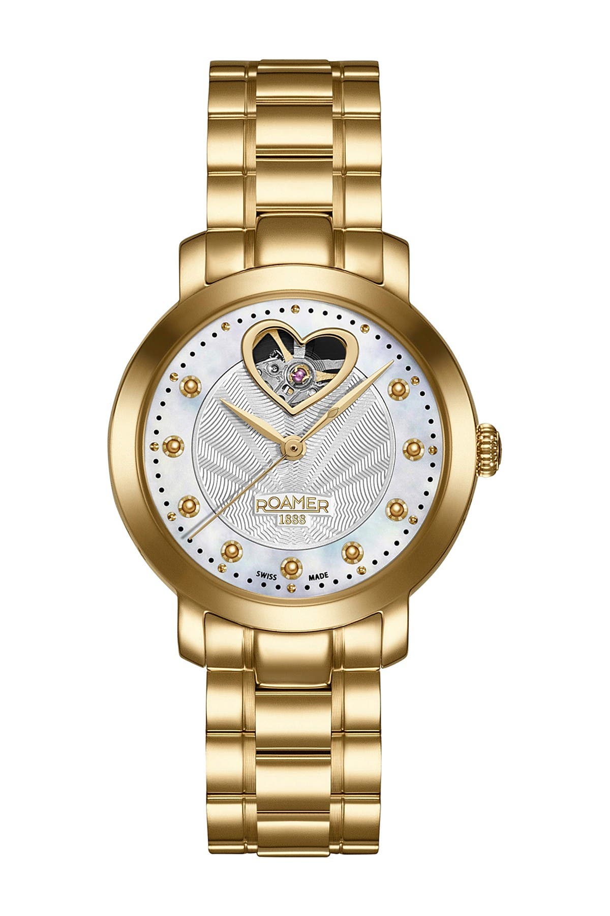 ROAMER Women's Sweetheart Automatic Stainless Steel Strap Watch, 34mm ...