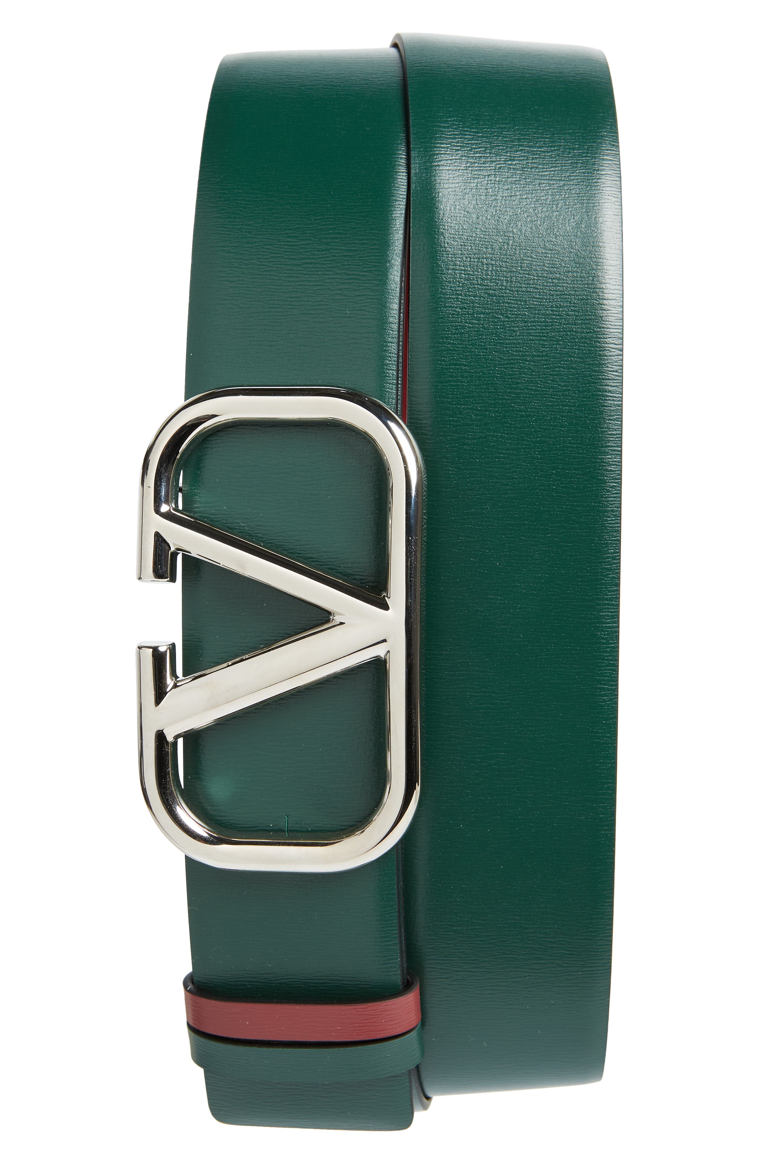 Valentino Garavani VLOGO Reversible Leather Belt | Nordstrom