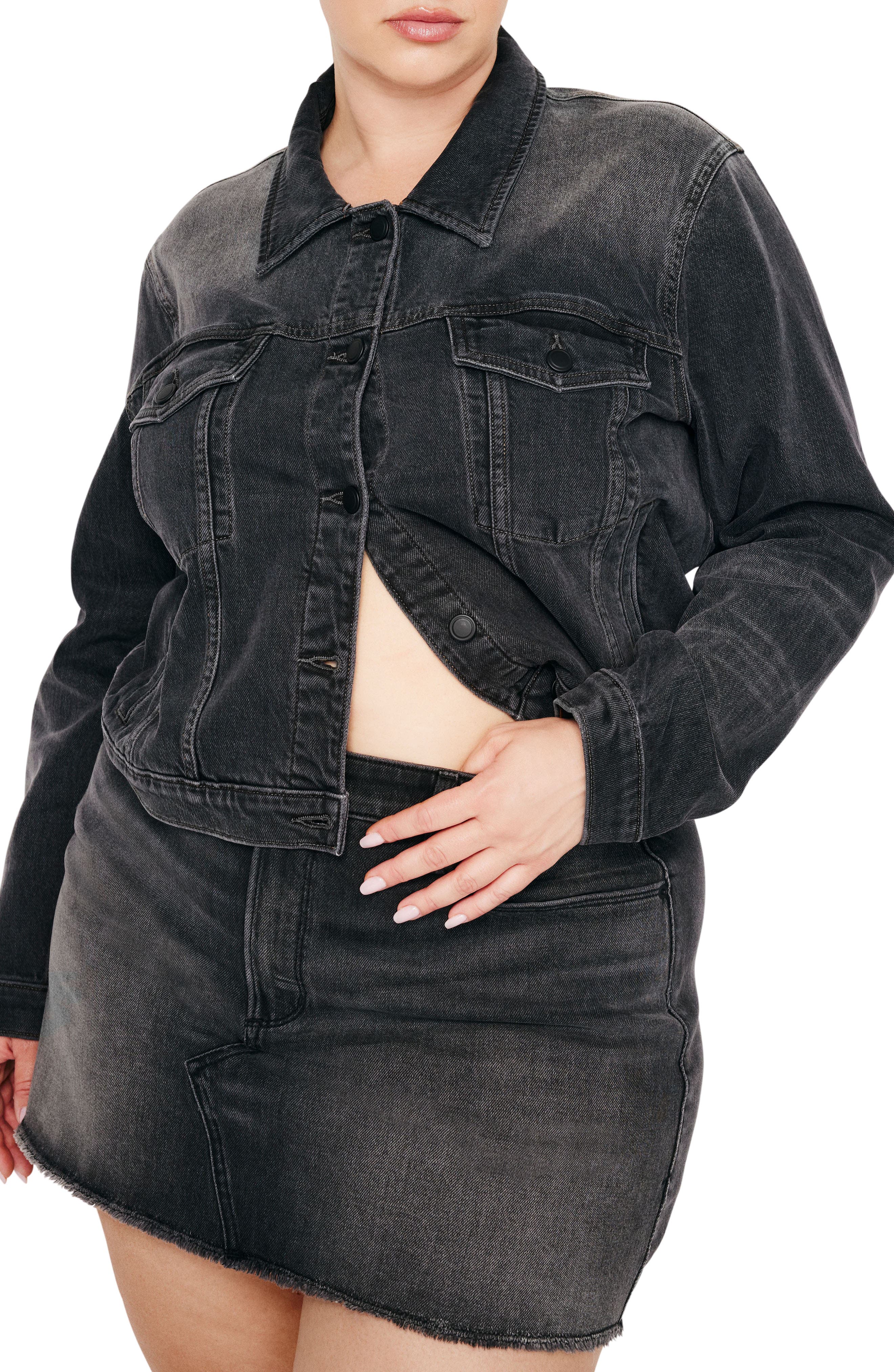 Good American Committed to Fit Denim Jacket | Nordstromrack
