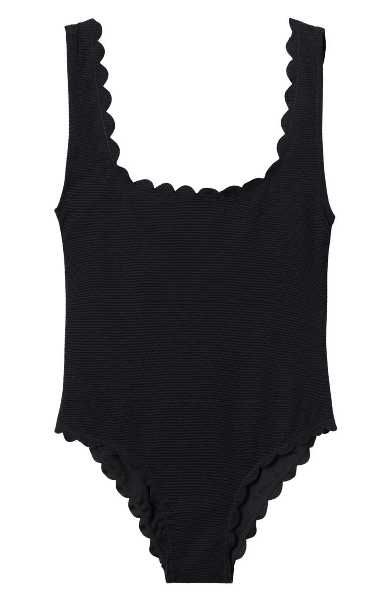 MANGO Scalloped One-Piece Swimsuit | Nordstrom