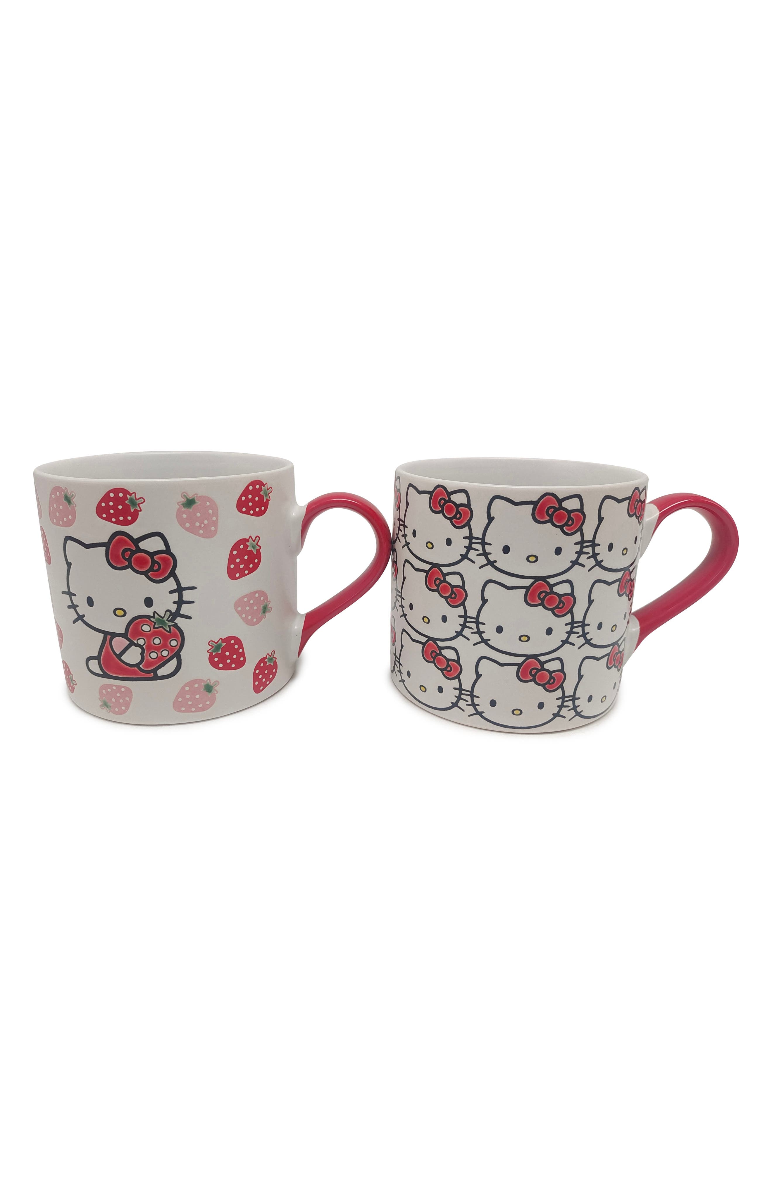 Blue Sky Clayworks Set of Two Hello Kitty Stoneware Mugs | Nordstromrack