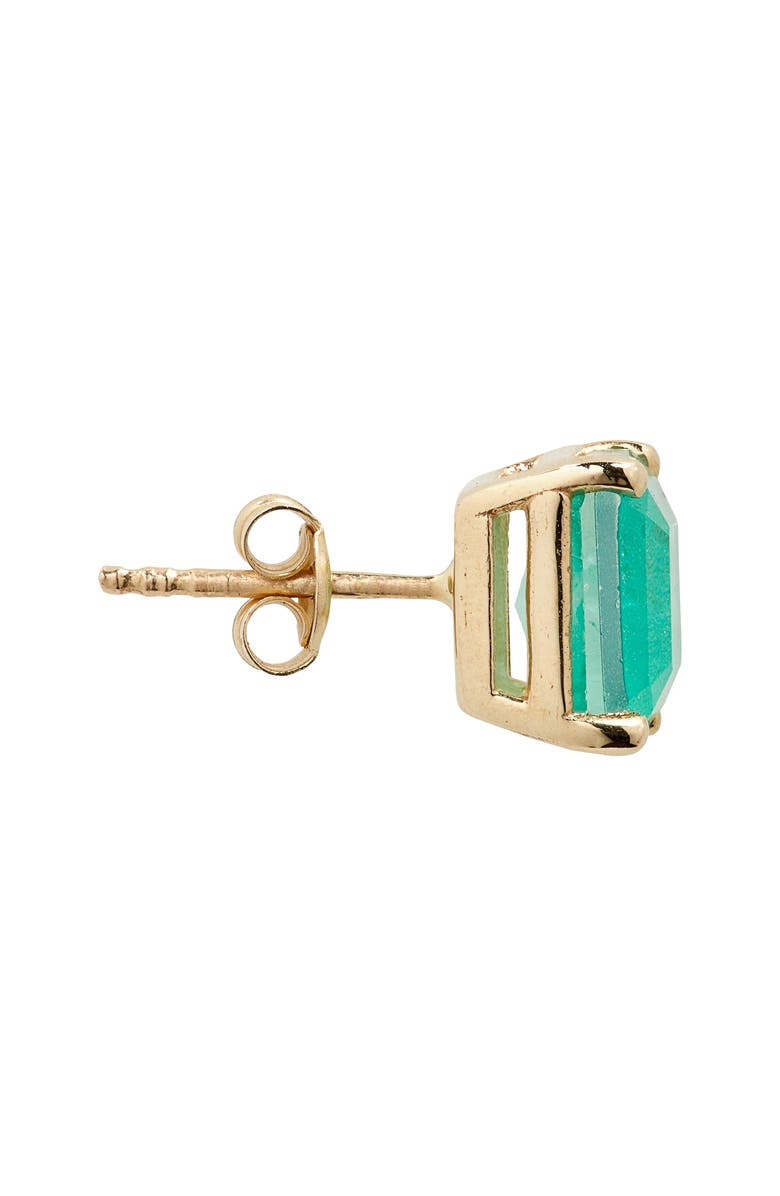 Bony Levy 14K Gold Green Quartz Stud Earrings | Nordstrom