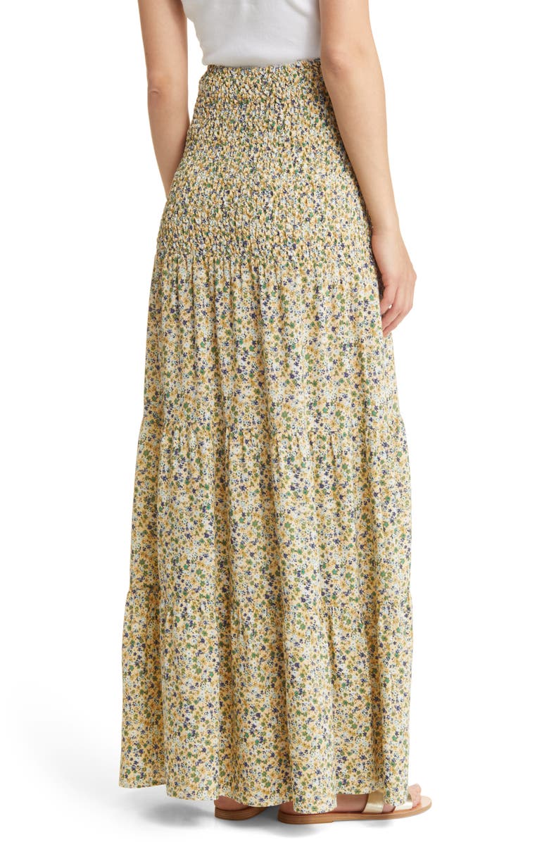 Angel Maternity Shirred Maternity Maxi Skirt | Nordstrom