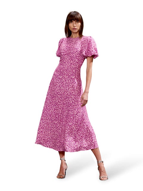 Women's Puff Sleeve Midi Dresses | Nordstrom