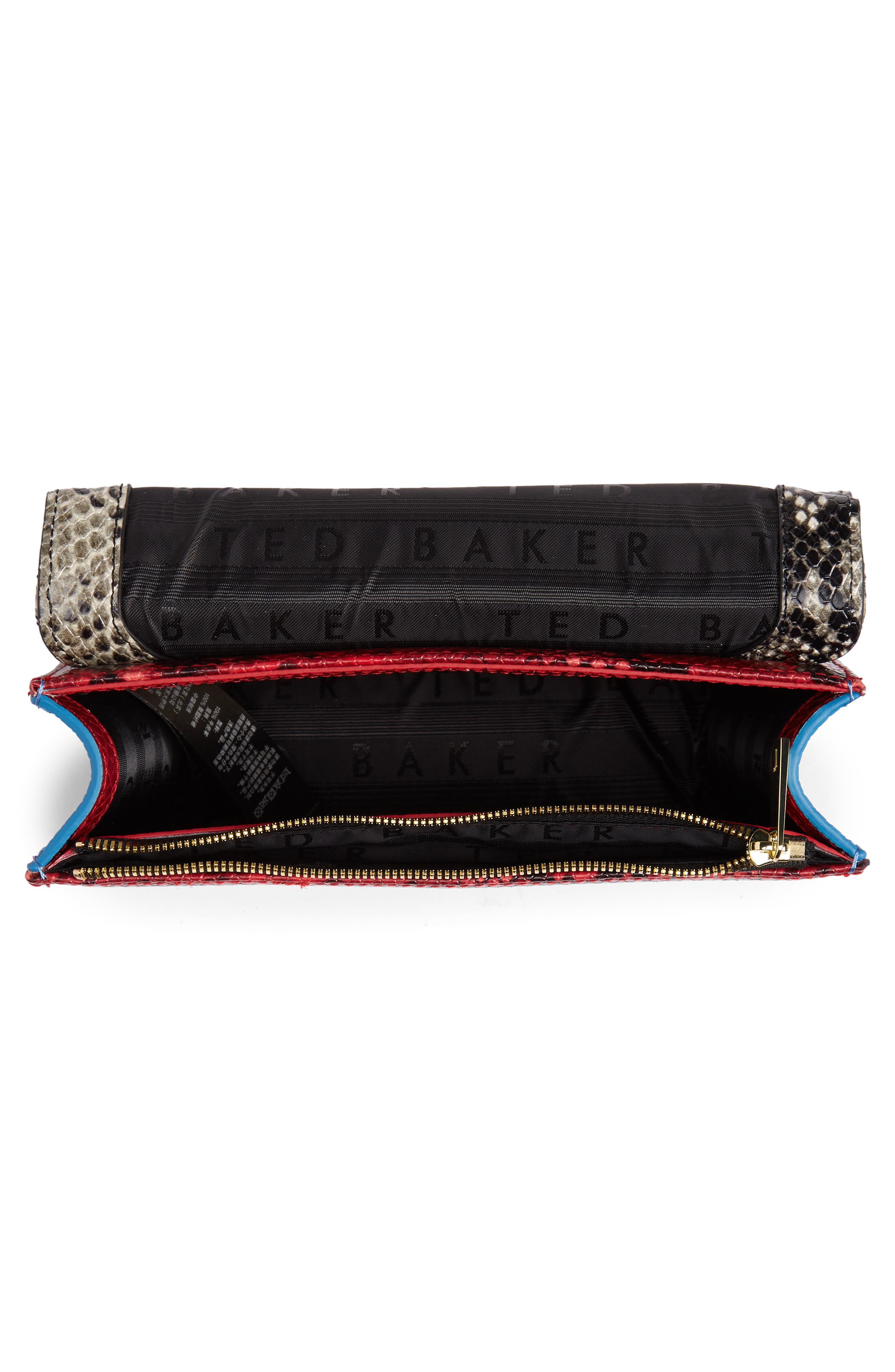 Ted Baker London Mini Belida Snake Embossed Leather Crossbody Bag ...
