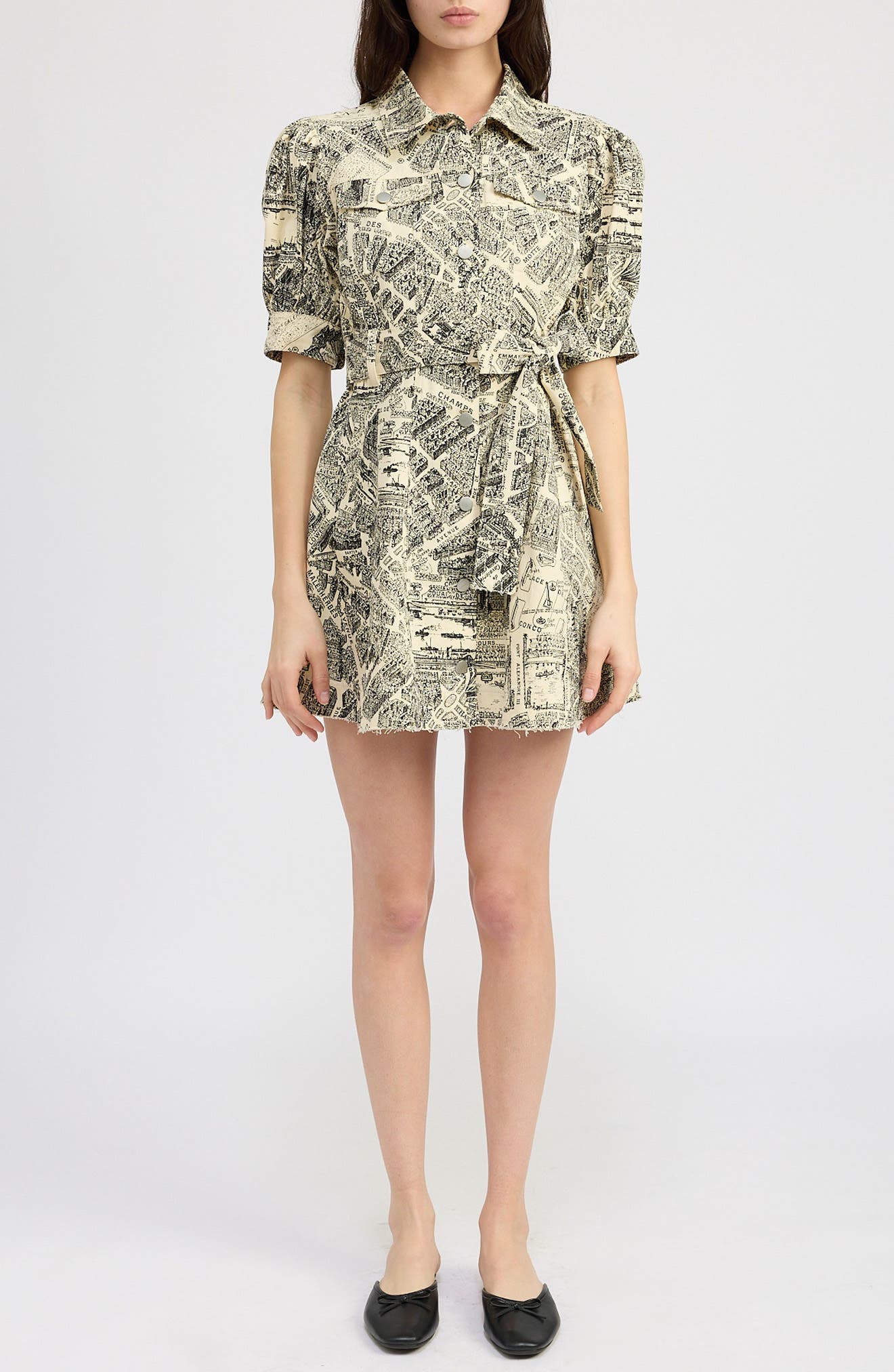 En Saison Adira Belted Shirtdress | Nordstromrack