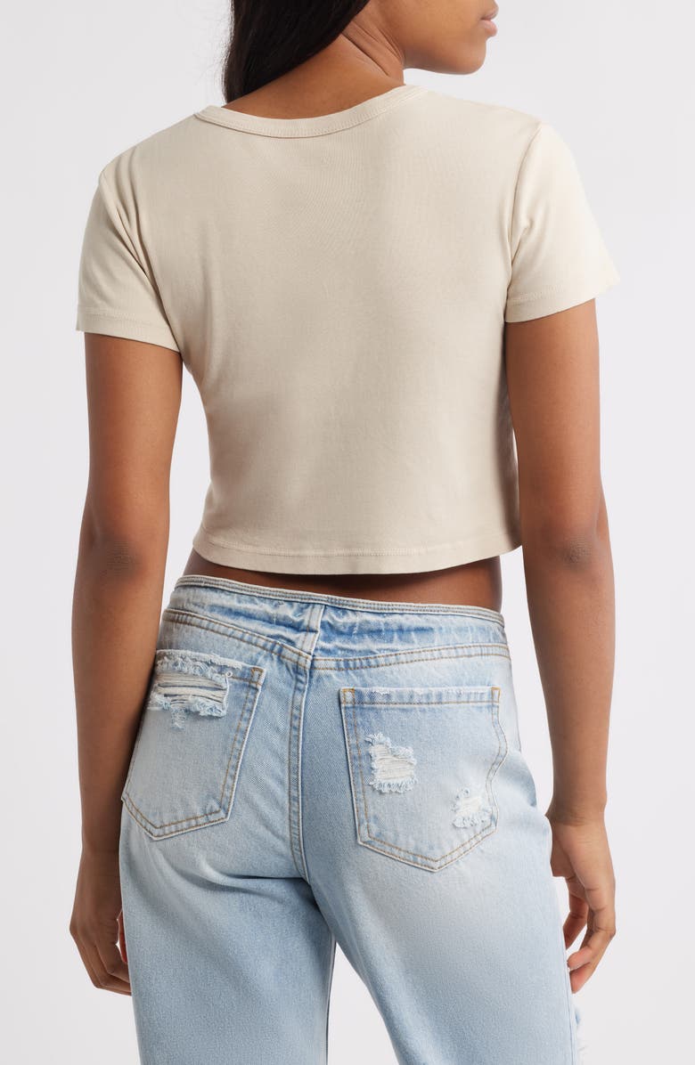 Junk Food Disney® Bambi Crop Cotton Graphic Baby Tee | Nordstromrack