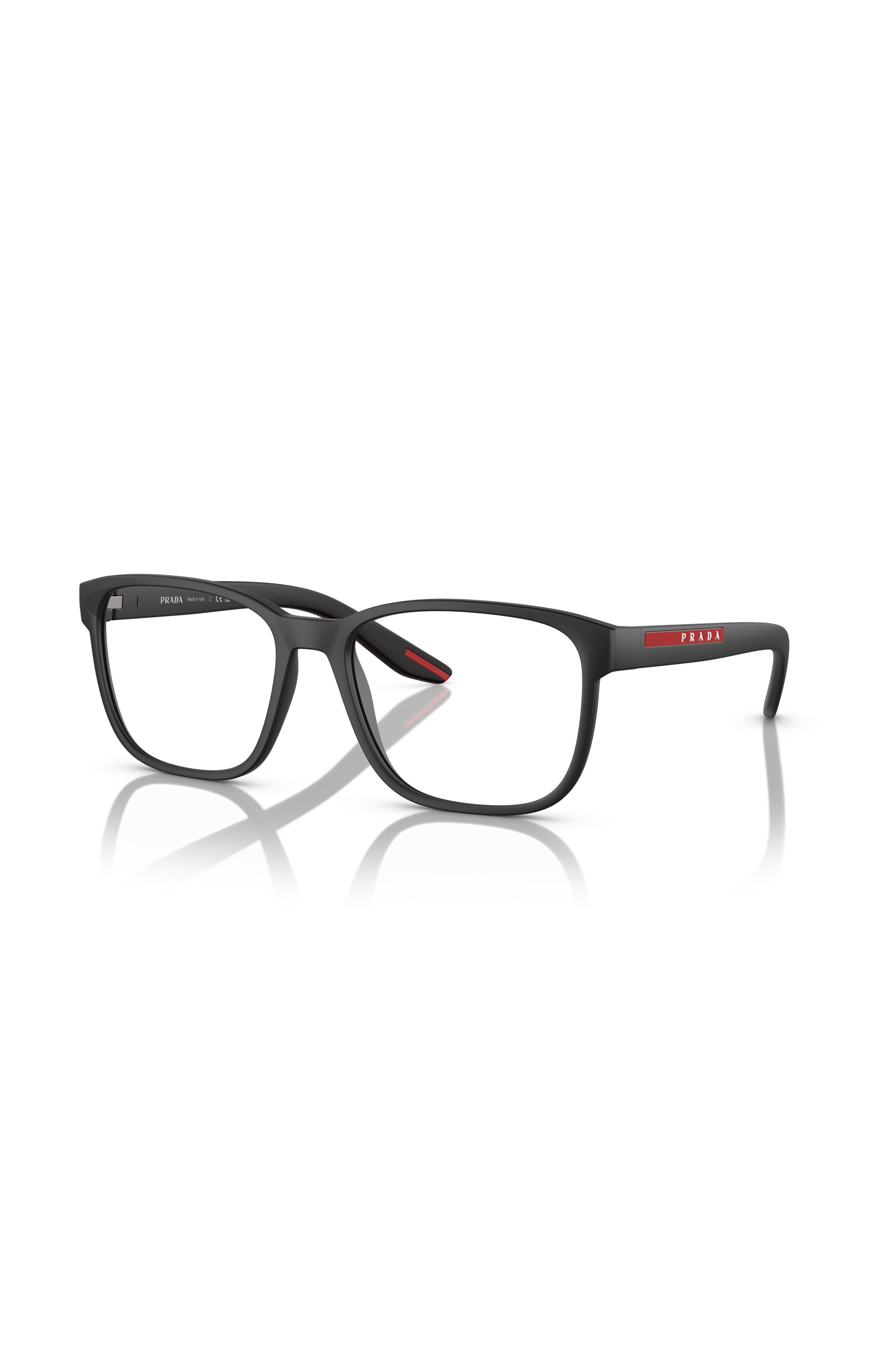 Prada Linea Rossa 55mm Rectangle optical glasses | Nordstrom