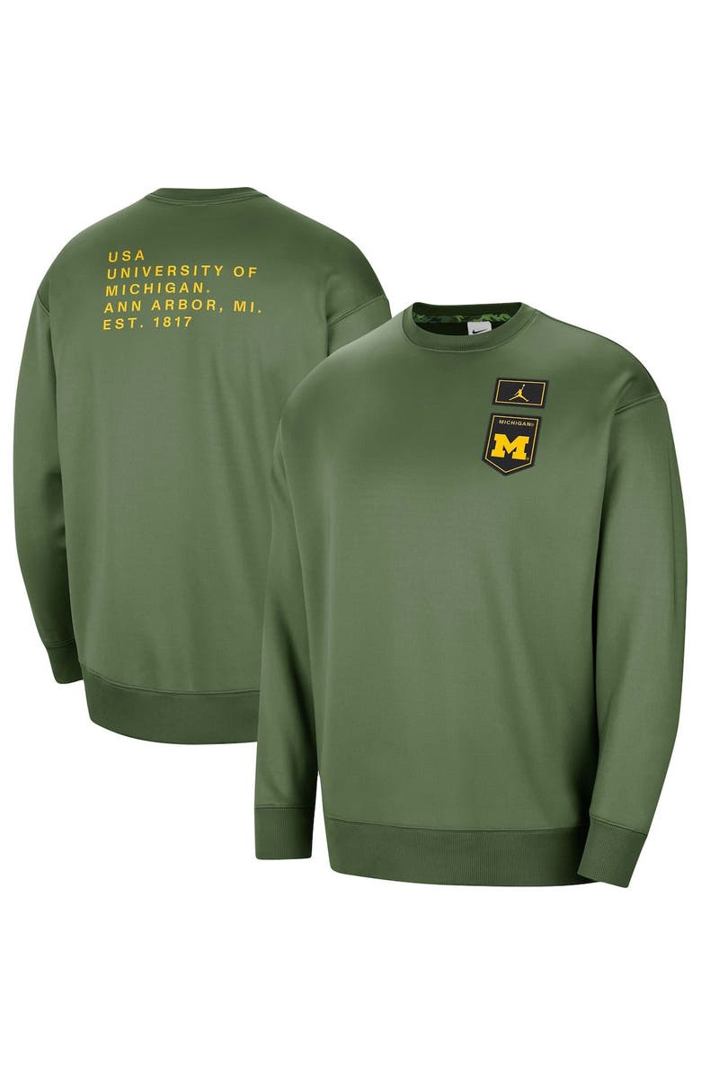 Jordan Brand Women's Jordan Brand Olive Michigan Wolverines Military ...