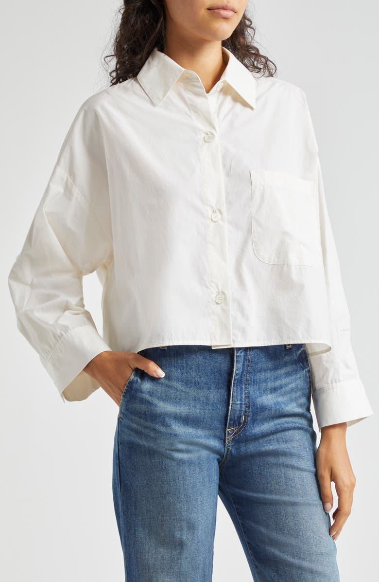 TWP Next Ex Crop Button-Up Shirt | Nordstromrack