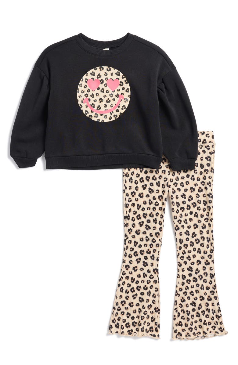 DEREK HEART Kids' Pullover & Flare Pants Set | Nordstromrack
