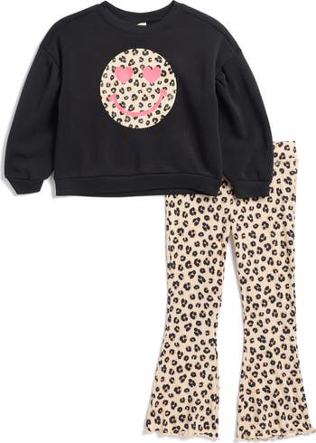 DEREK HEART Kids' Pullover & Flare Pants Set | Nordstromrack