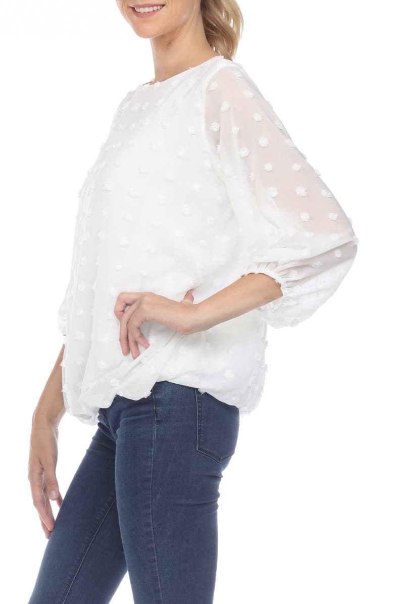 RAIN AND ROSE 3/4 Sleeve Blouse | Nordstromrack