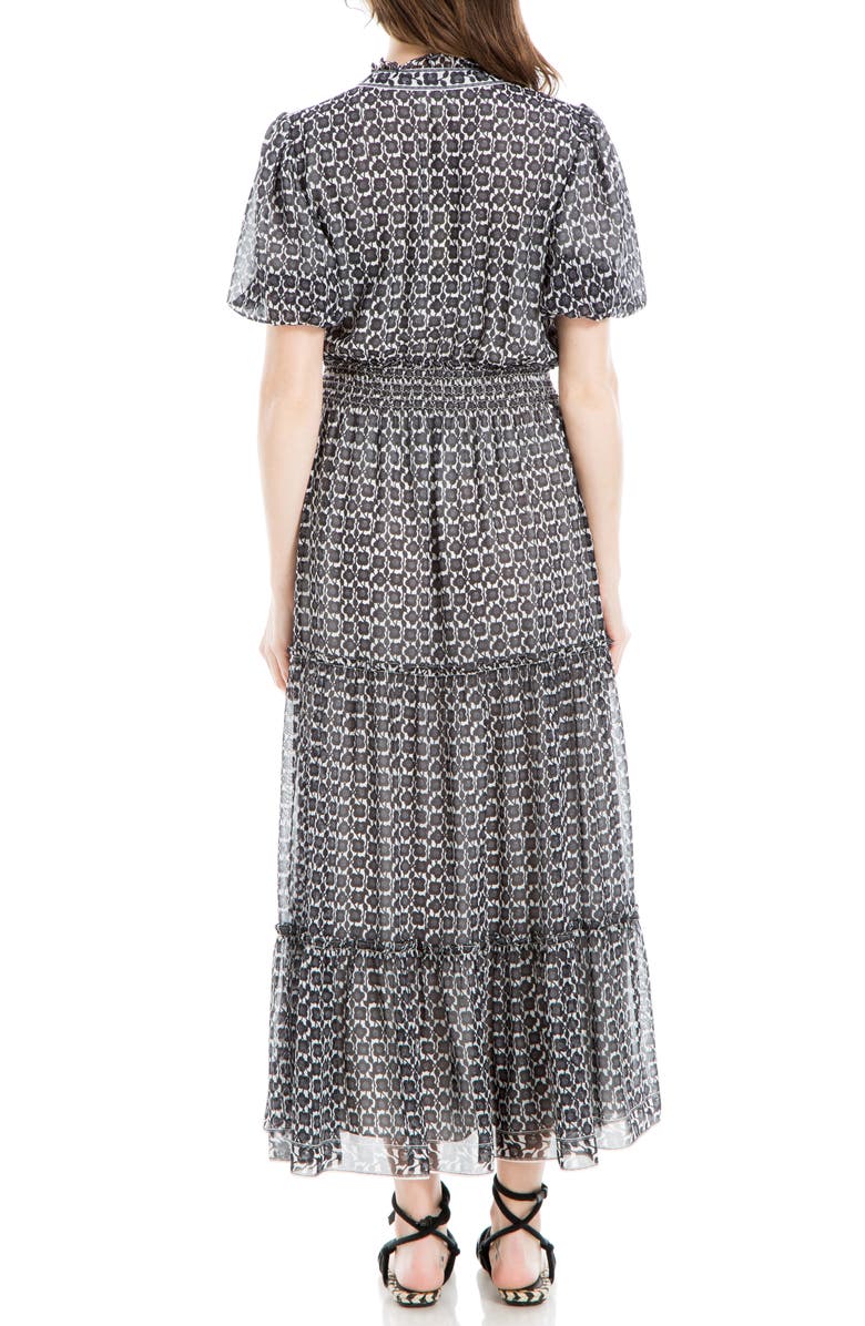 MAX STUDIO Georgette Smocked Maxi Dress | Nordstromrack