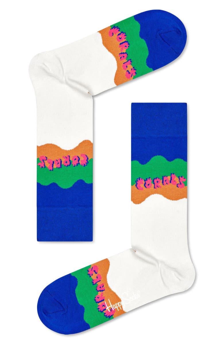 Happy Socks x WWF Assorted 4-Pack Crew Socks Gift Box | Nordstrom