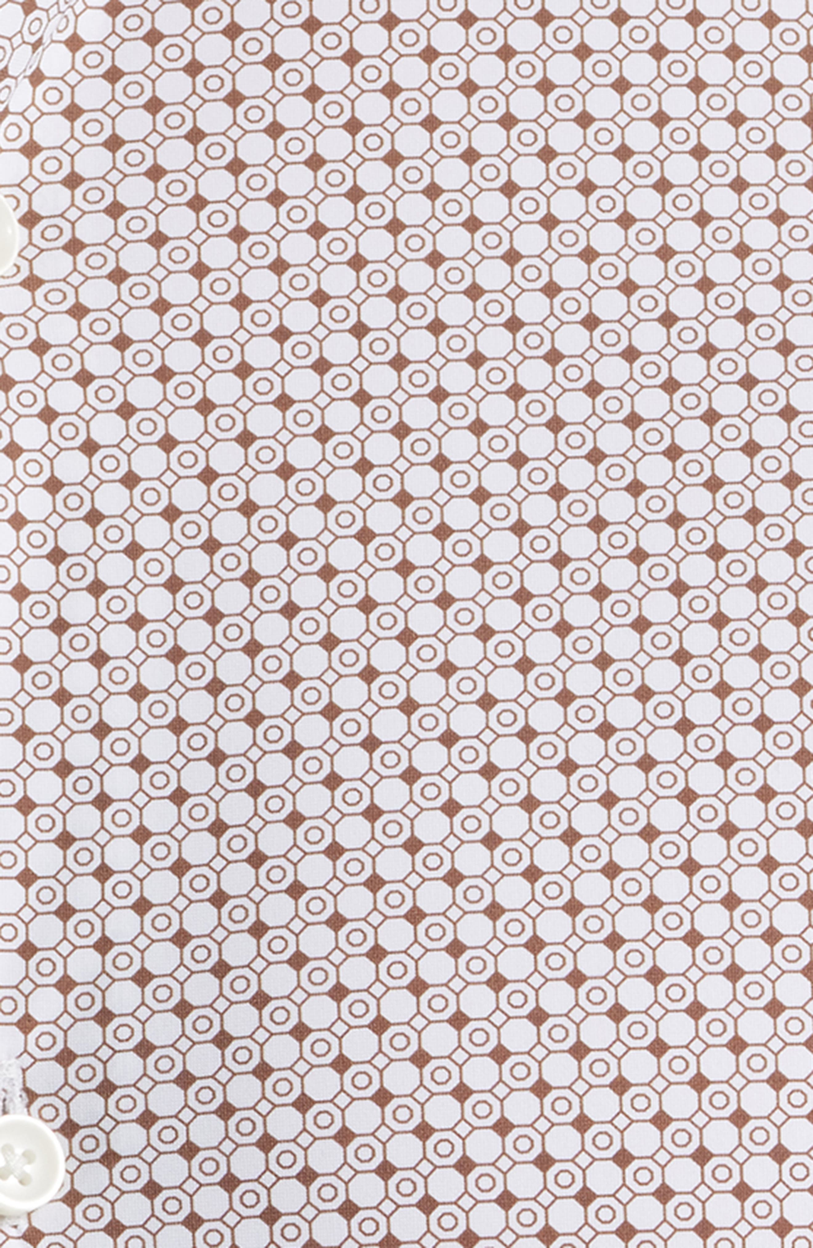 BOSS Hank Kent Slim Fit Grid Performance Twill Dress Shirt | Nordstromrack