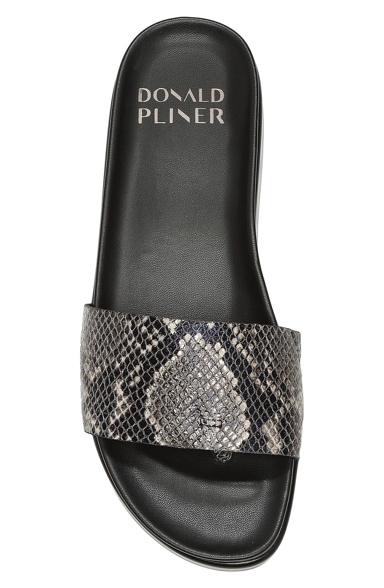 Donald Pliner Snake Embossed Leather Slide Sandal (Women) | Nordstromrack