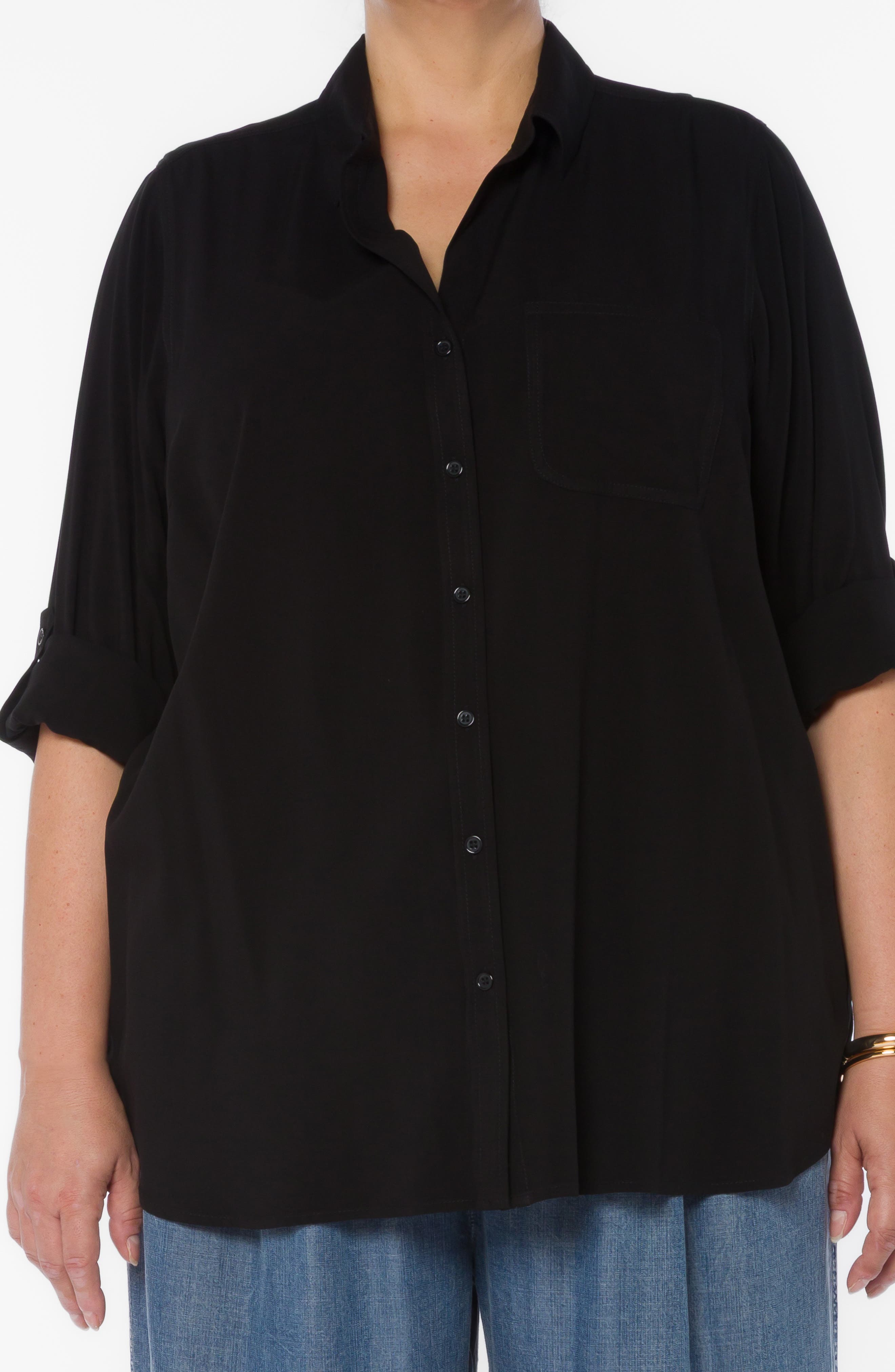 VELVET HEART Elisa Long Sleeve High/Low Shirt | Nordstromrack