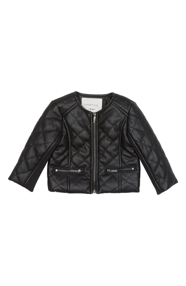 Habitual Girl Habitual Jade Faux Leather Quilted Jacket | Nordstromrack
