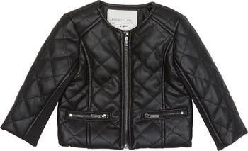 Habitual Girl Habitual Jade Faux Leather Quilted Jacket | Nordstromrack