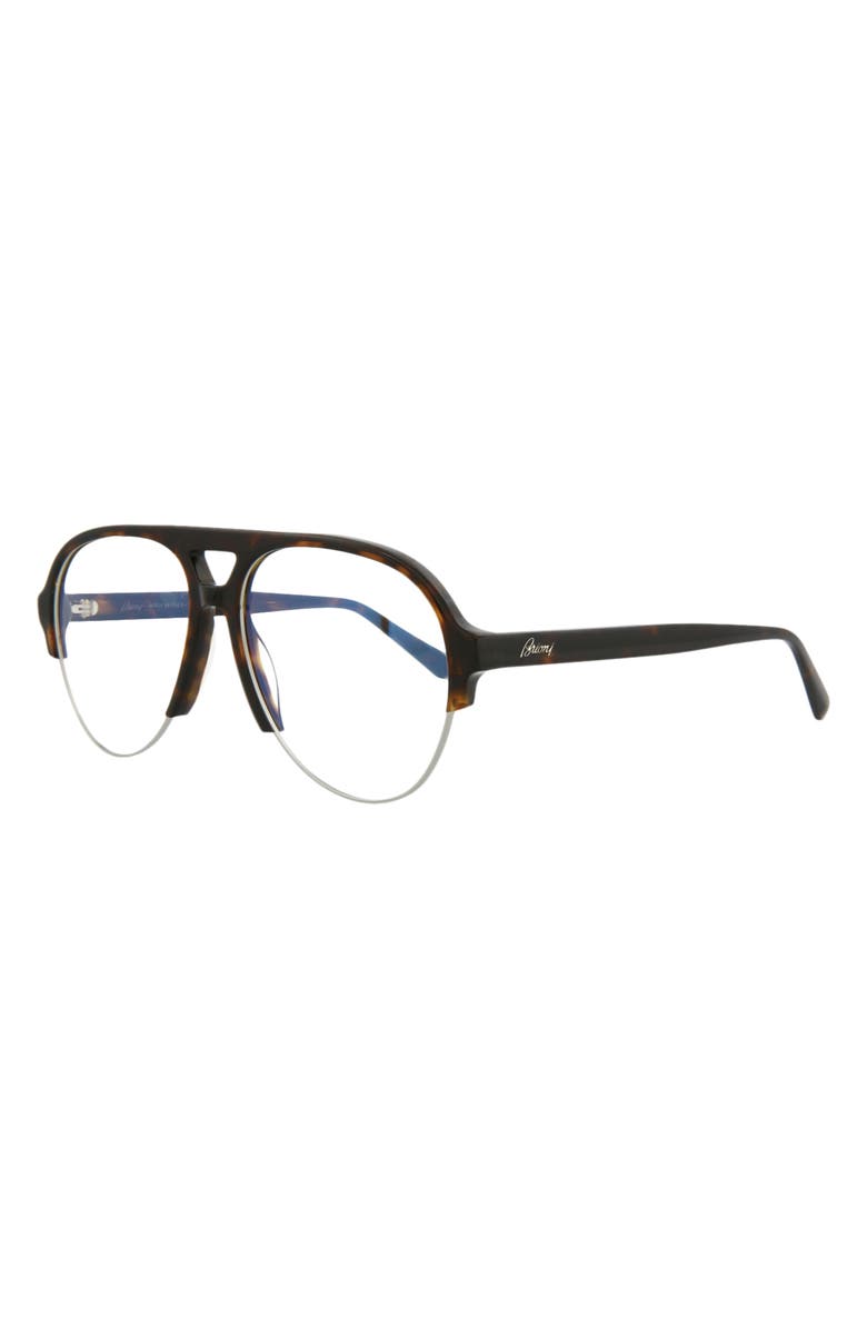 Brioni Novelty 56mm Aviator Optical Glasses | Nordstromrack