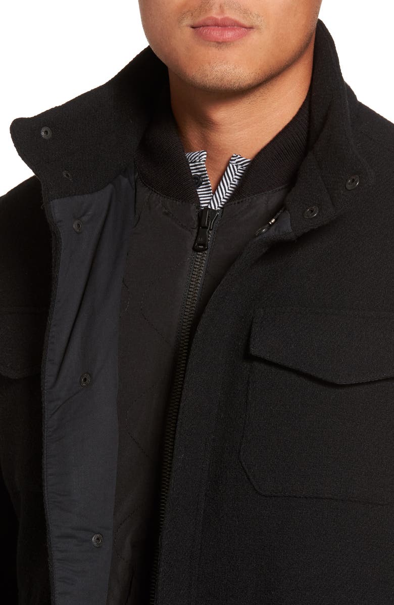 Michael Kors Regular Fit Double Layer Field Jacket | Nordstrom
